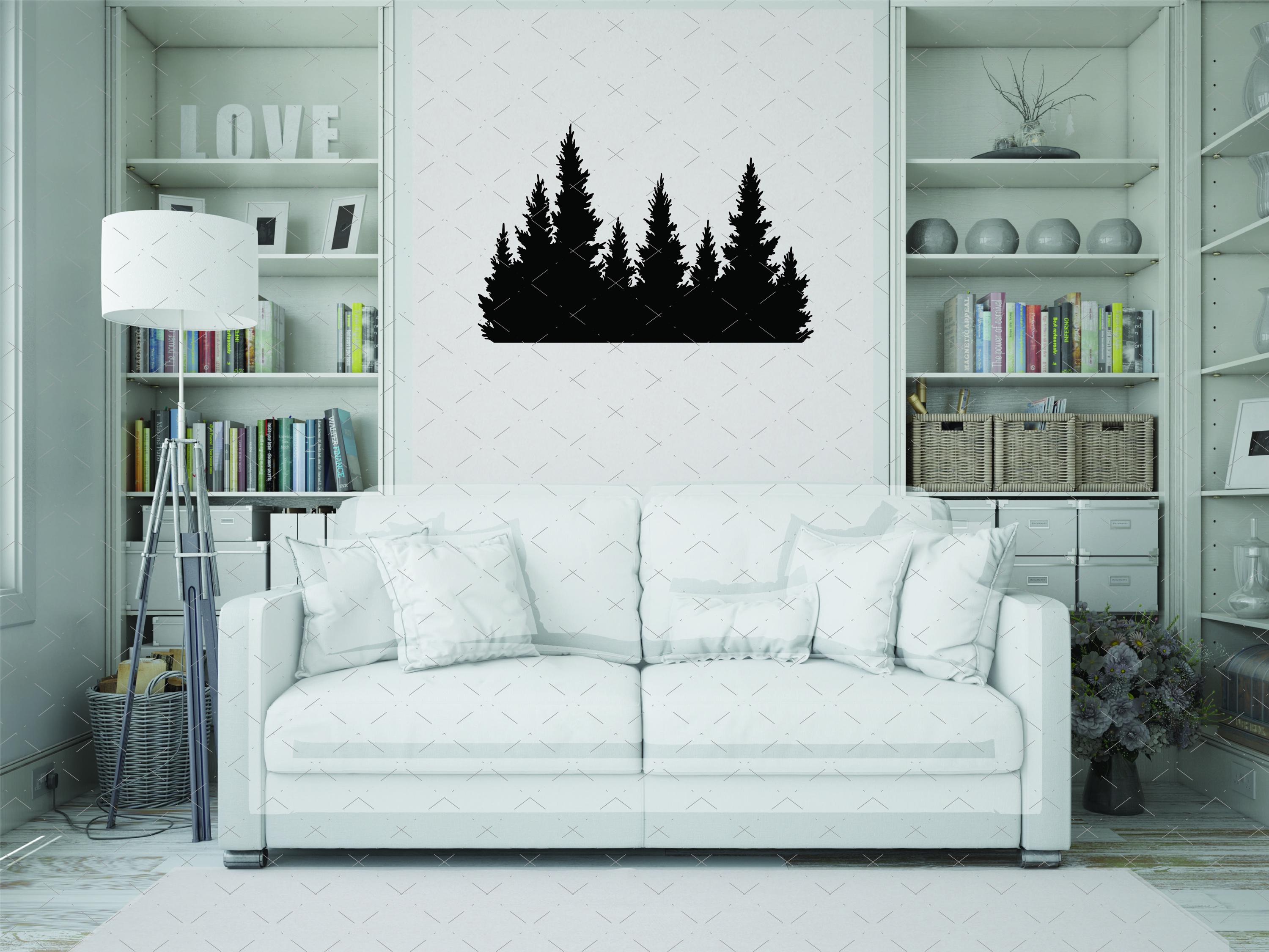 Mountain Forest SVG Bundle| Forest Tree Svg| Forest Svg| Palm Tree Svg ...