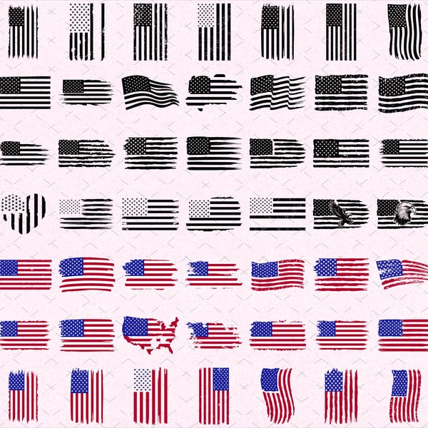 American Flag Art - Etsy