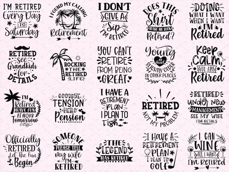 Officially Retired Svg, Happy Retirement Svg, Retired Pension Svg, Let ...