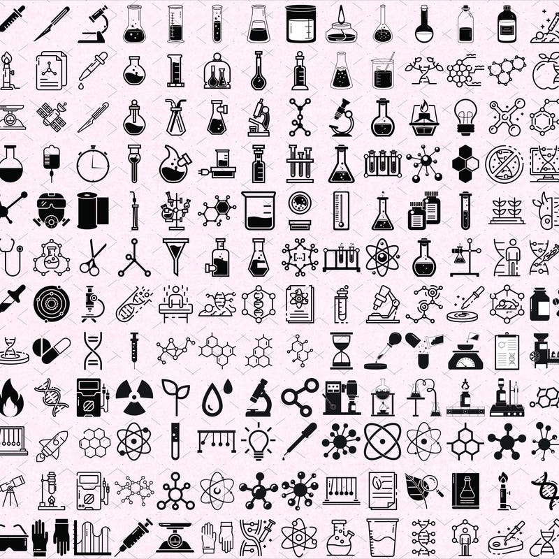 Collage de química - Etsy México