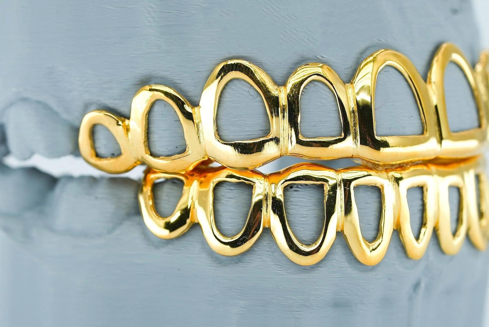 Solid Grillz | Custom Open Face Silver | Gold Teeth Jewelry | Dental ...