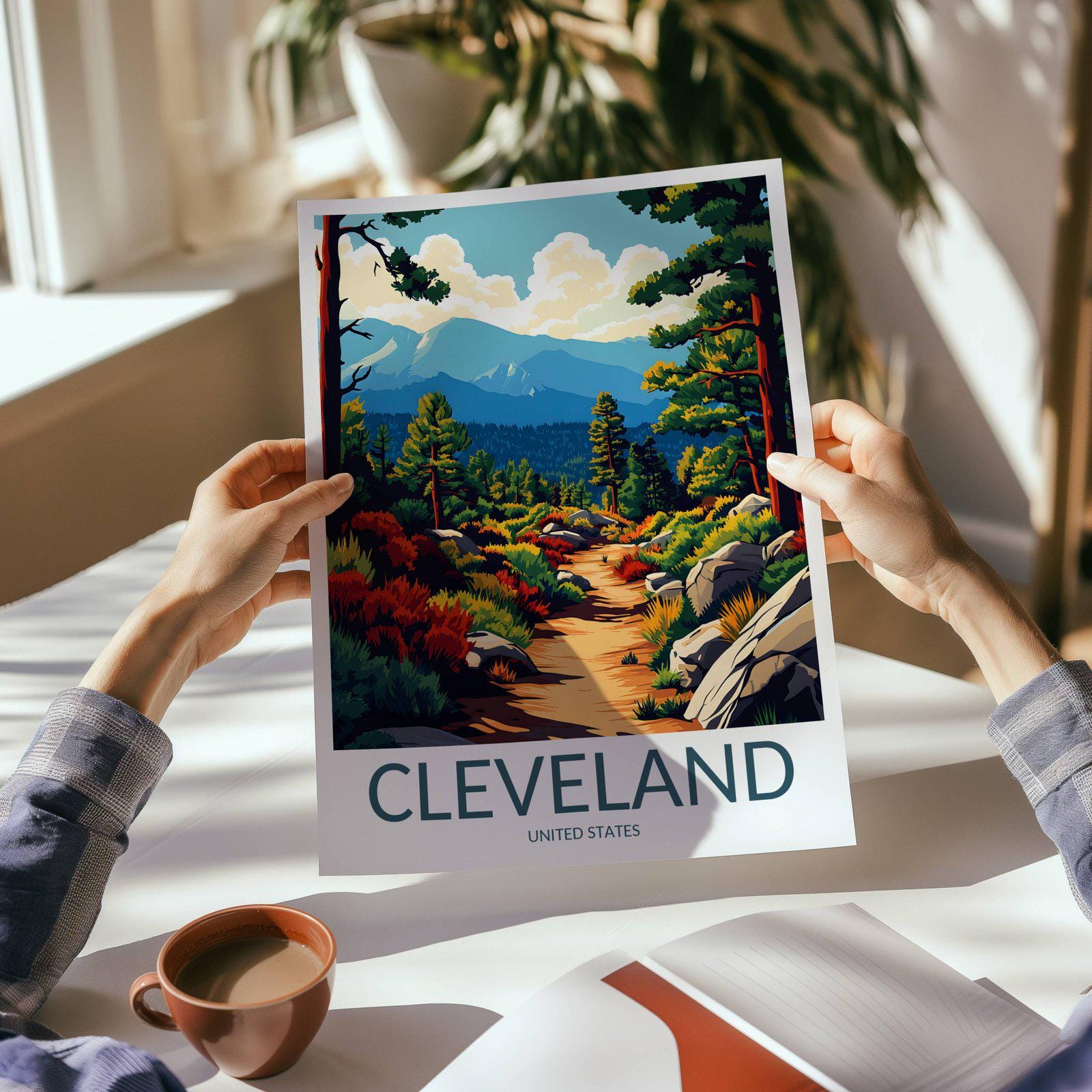 Cleveland National Forest Travel Poster Wall Art Print, United States ...