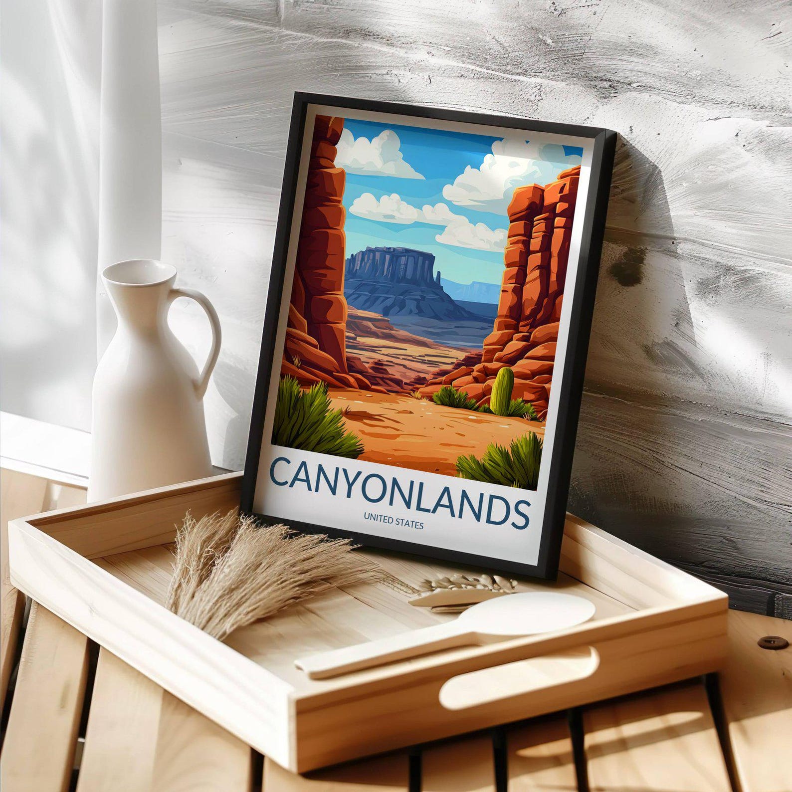 Canyonlands National Park Travel Poster Wall Art Print, United States ...