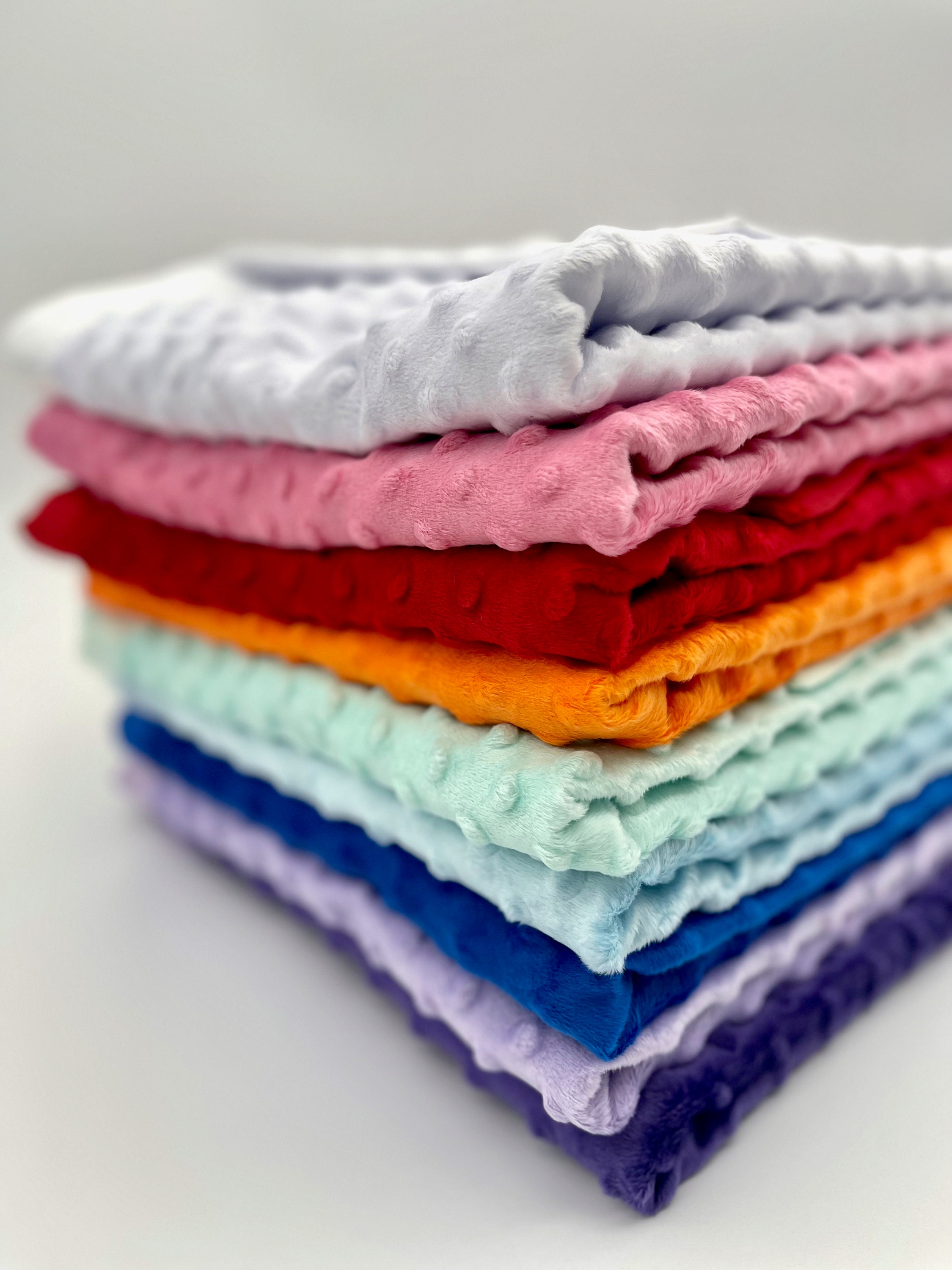 Personalized Pink Minky Baby Blanket, Pink Satin Trimmed Baby Blanket ...