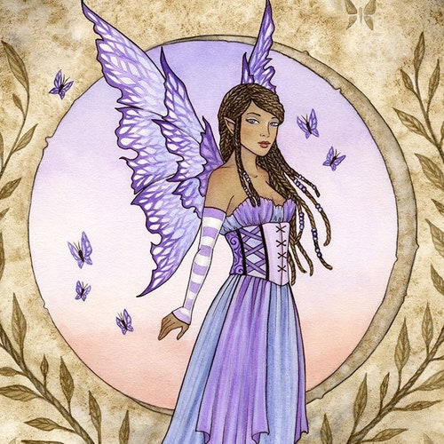 SIGNED 8x10 PRINT Muse Book Fairy by Amy Brown - Etsy