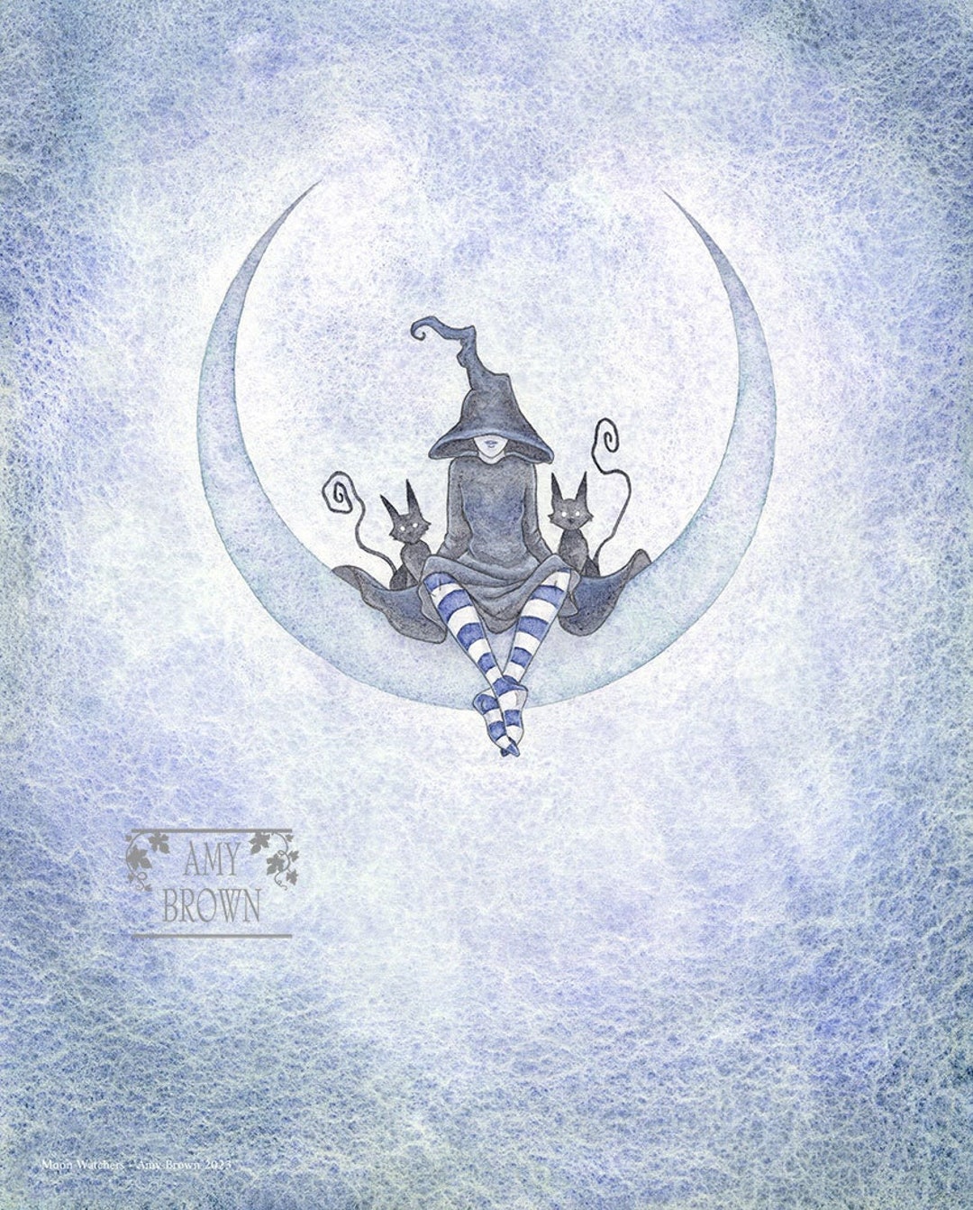 SIGNED 8x10 PRINT Moon Watchers by Amy Brown - Etsy