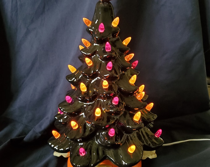 8" Ceramic FALL Tree - Etsy