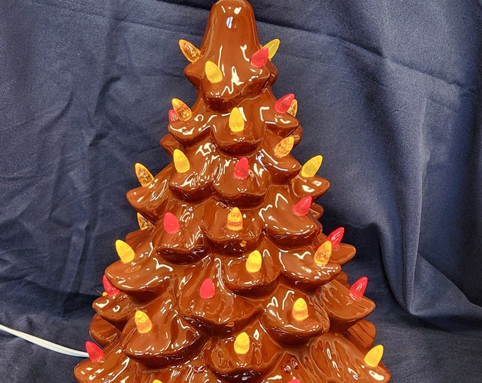 8" Ceramic FALL Tree - Etsy