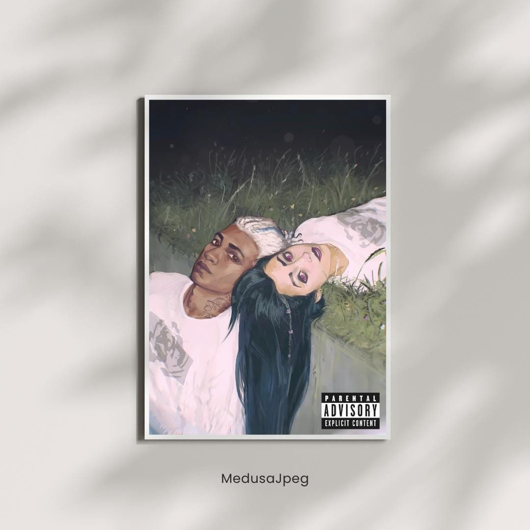 Jinx and Ekko Digital Poster, Arcane Digital Poster, Jinx and Ekko Wall ...