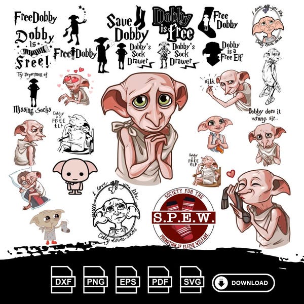 Dobby Svg - Etsy