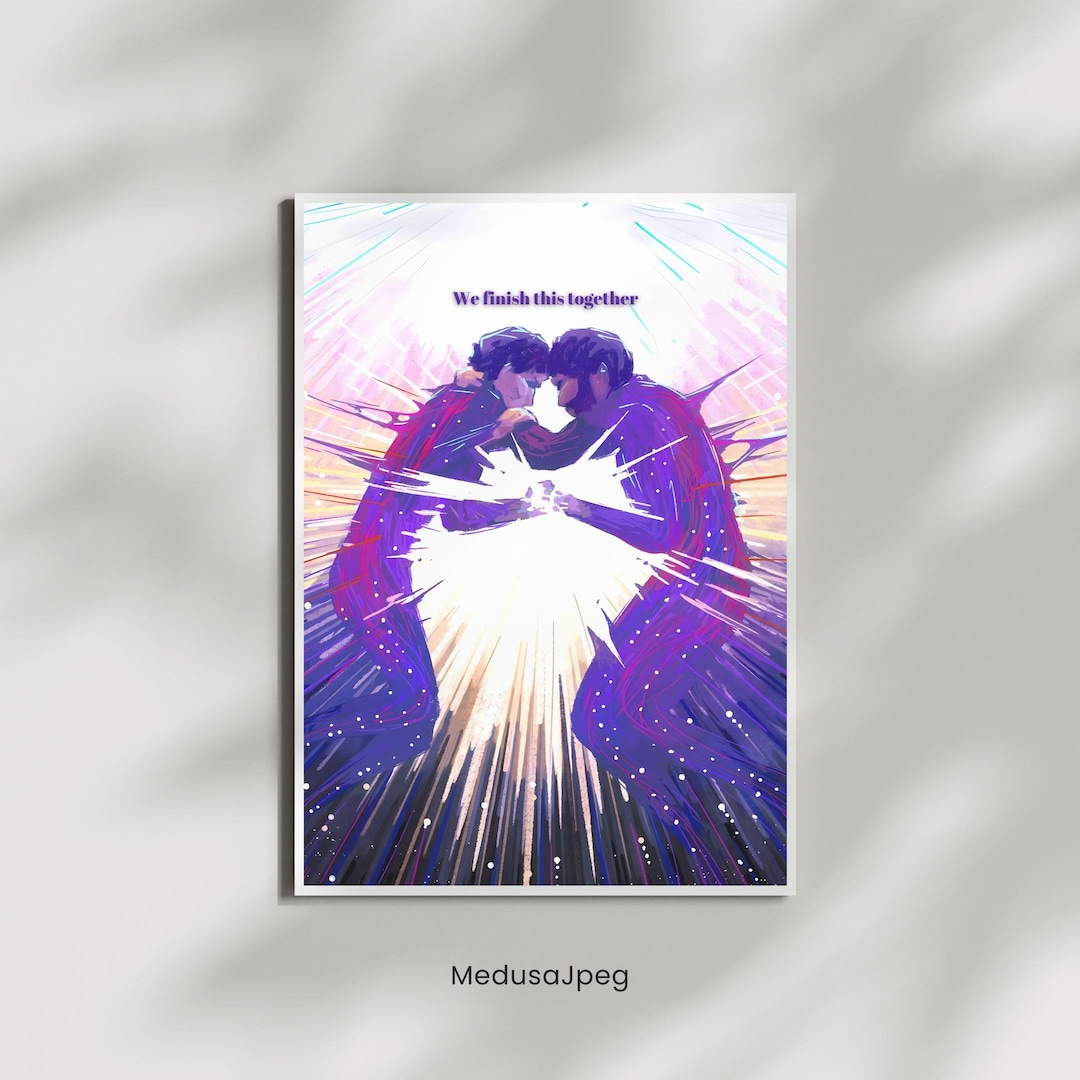 Jayce and Viktor we Finish This Together Jayvik Digital Poster,arcane ...