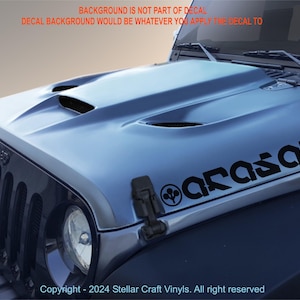 ARASAKA Cyberpunk Hood Decal – Car Truck SUV Vinyl Graphic - Etsy