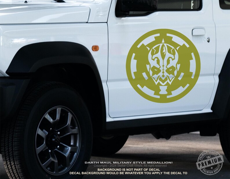 Darth Maul Military Star Style Logo Graphic Decal - Show Your ...