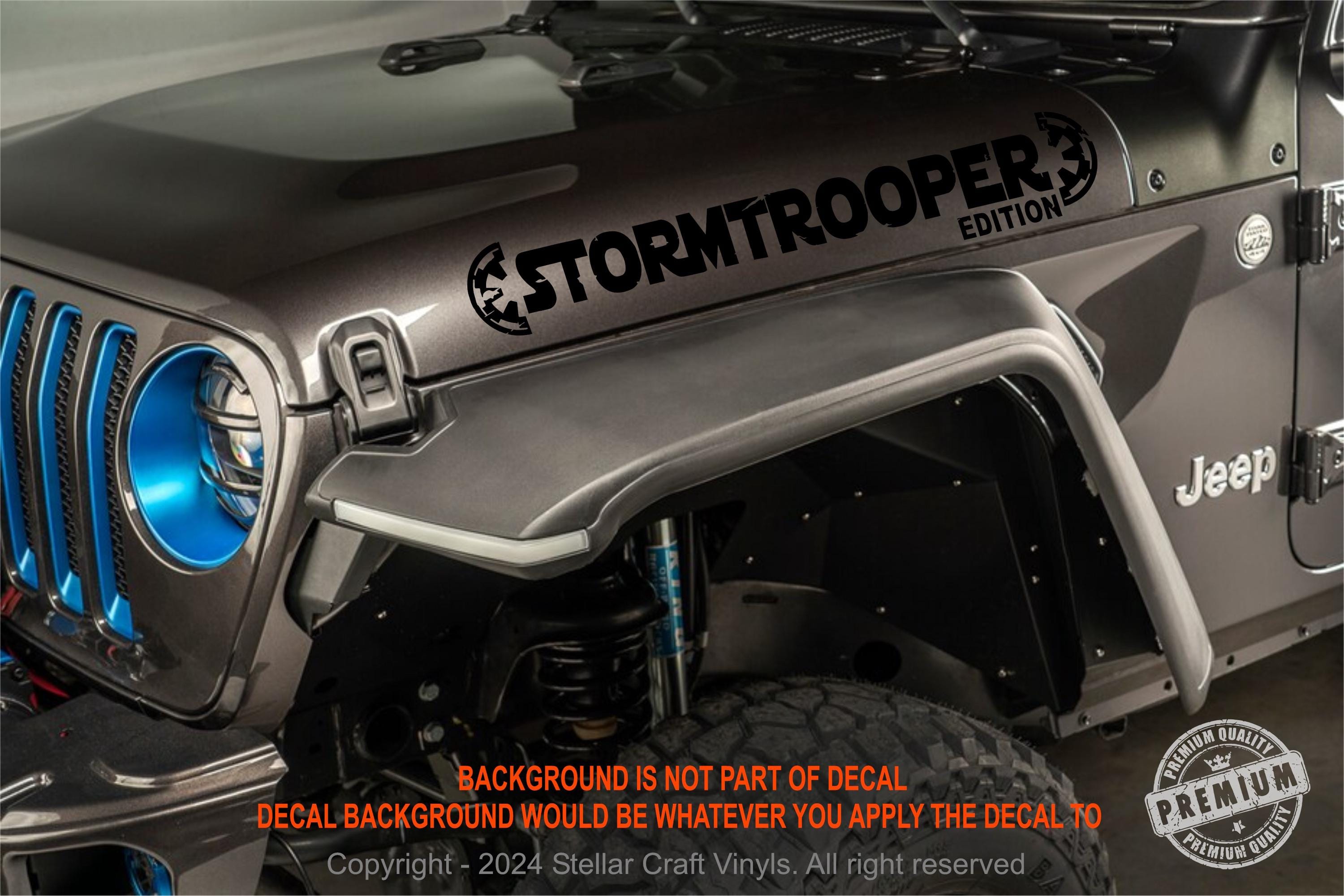 Stormtrooper Distressed Edition Vinyl Decal - Car, Truck, SUV - Etsy