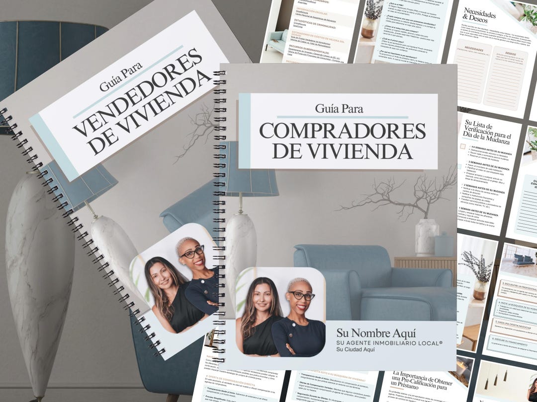 Spanish Real Estate Home Buyer and Seller Guide, Customizable Canva ...