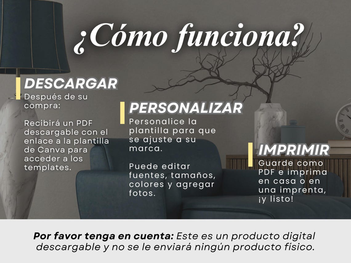 Spanish Real Estate Home Buyer and Seller Guide, Customizable Canva ...