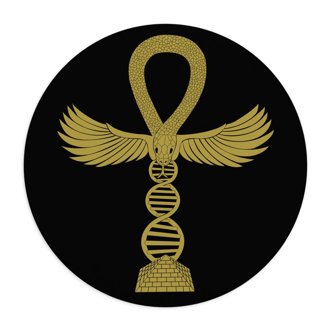 Ankh Mouse Pad, Egyptian Mouse Pad, High Vibe Mouse Pad, Spiritual ...