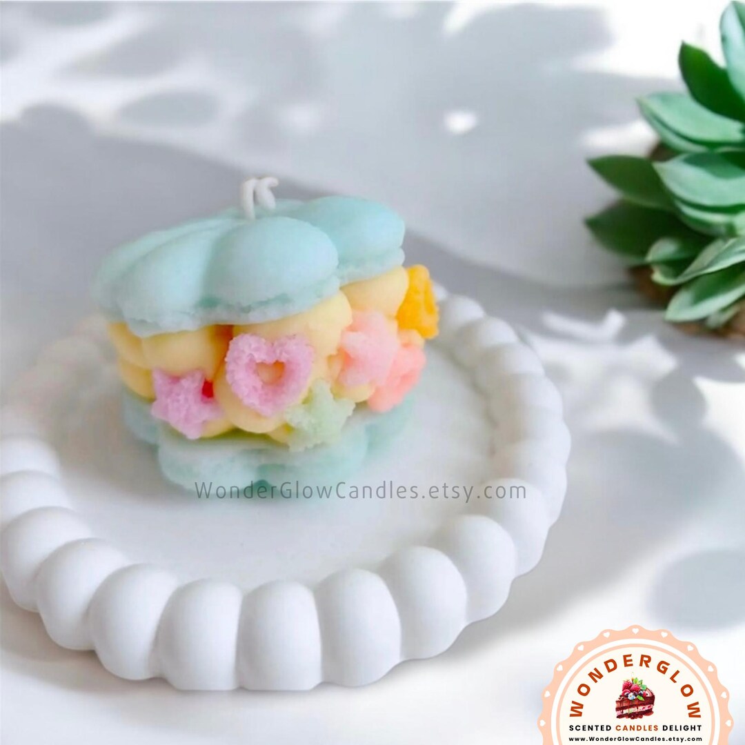 Macaron Candles - Handmade Scented Soy and Beewax Candles - Brown Bear ...
