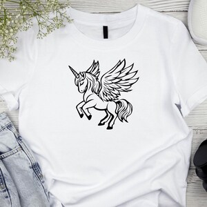 Unicorn Svg | Unicorn Outline SVG and PNG | Minimalist Unicorn Clipart ...