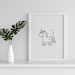 Unicorn Svg | Unicorn Outline SVG & PNG | Minimalistic Unicorn Clipart ...