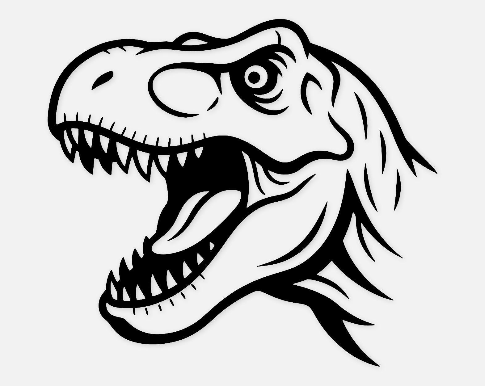 T-rex Roaring Svg Png: Cut Ready Digital Design for Cricut Silhouette ...