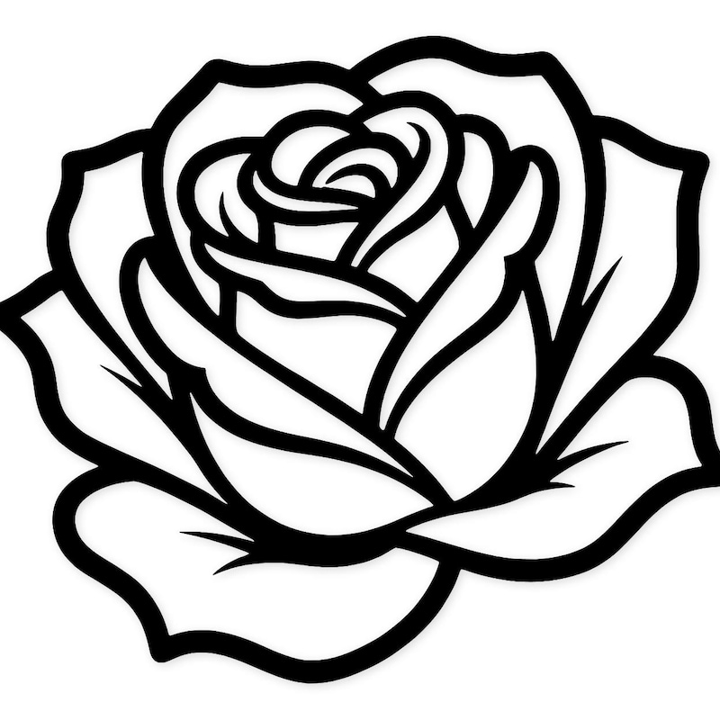 Simple Bloom Svg - Etsy