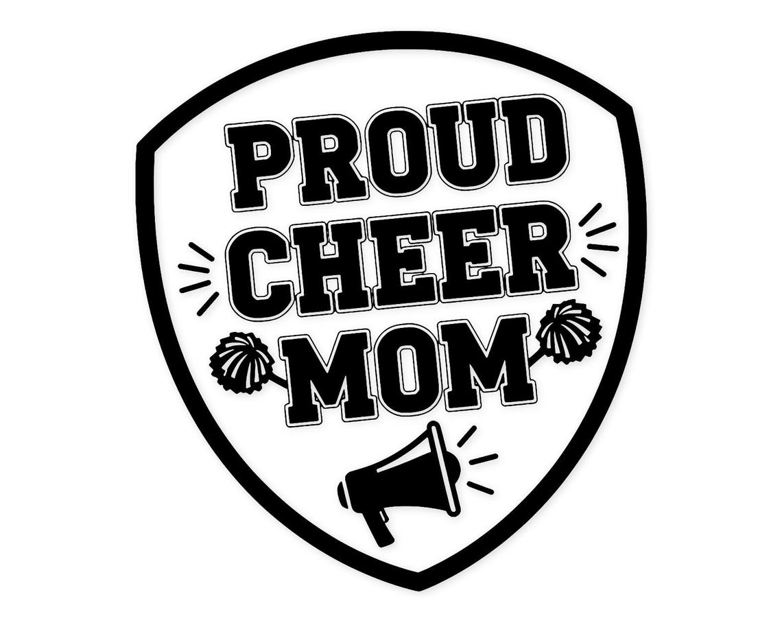 Cheer Mom Shield Svg Png: Cut Ready Digital Design for Cricut ...