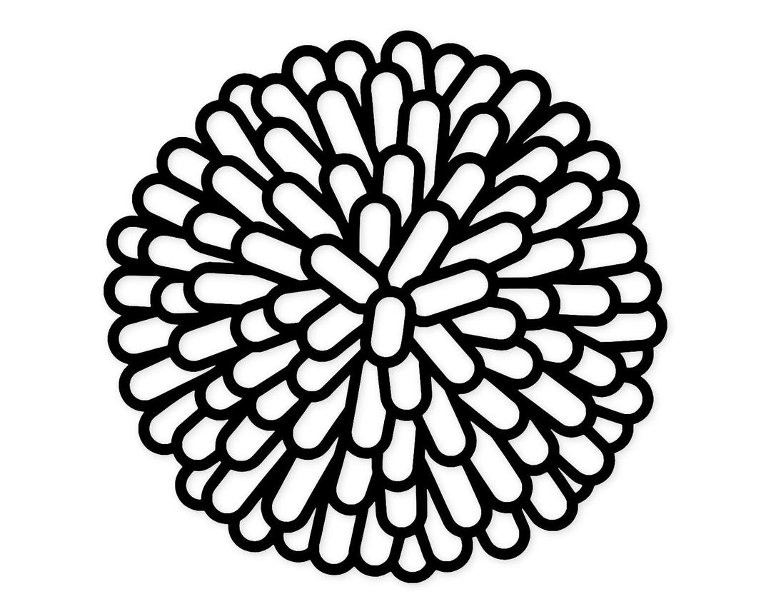 Half Pom-pom Svg Png: Bold Graphic Design for Craft Projects - Etsy