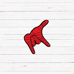 Spiderman Layered Svg Clipart | Spiderman Web, Spiderman Head and Hand ...