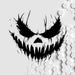 Scary Face Halloween SVG | Spooky Face Cut File | Creepy Pumpkin Face ...