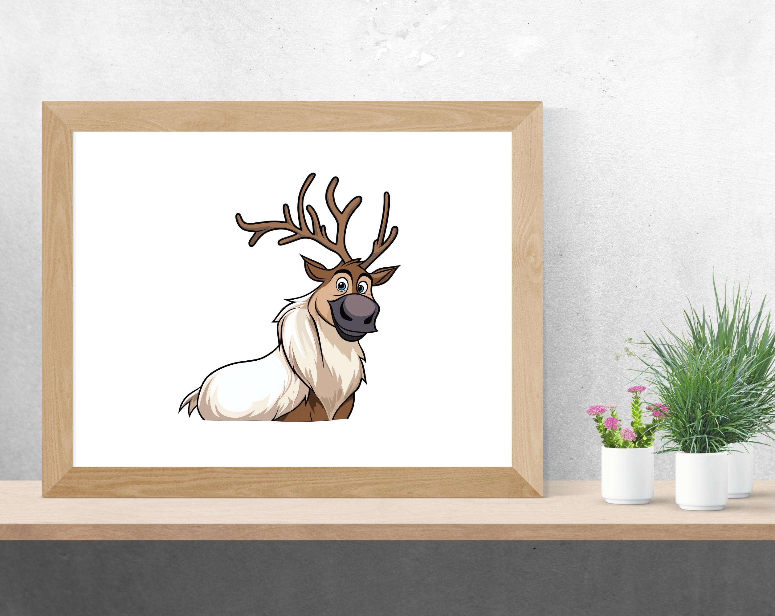 Sven Png, Cartoon Style Sven Clipart, Frozen Sven Png, Frozen Clipart ...
