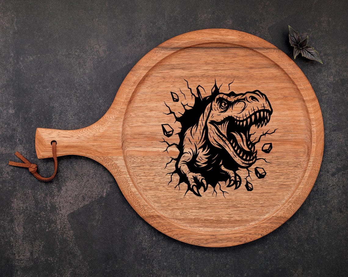 T Rex Scratch Svg, Roaring Dinosaur Svg Png, Tyrannosaurus Clipart for ...
