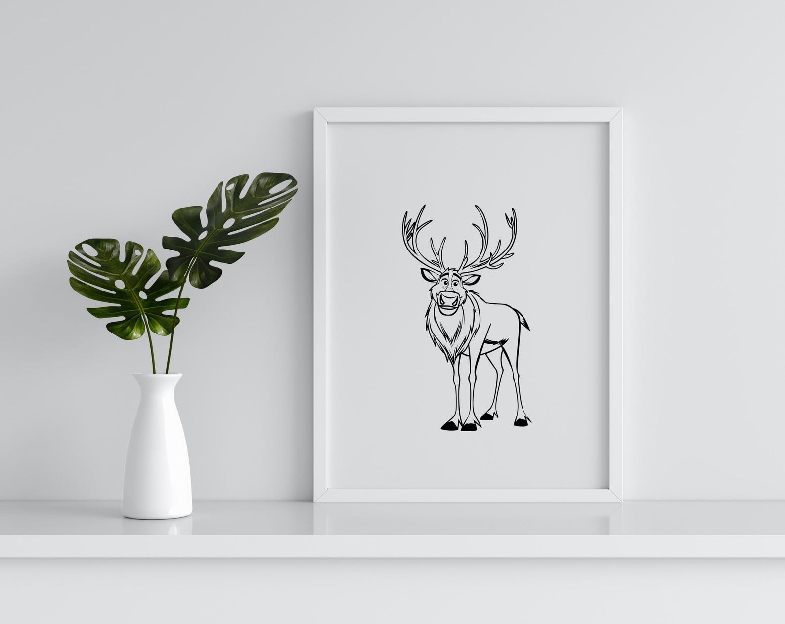 Frozen Sven Svg, Frozen Sven Png, Frozen Sven Clipart Svg, Frozen Olaf ...