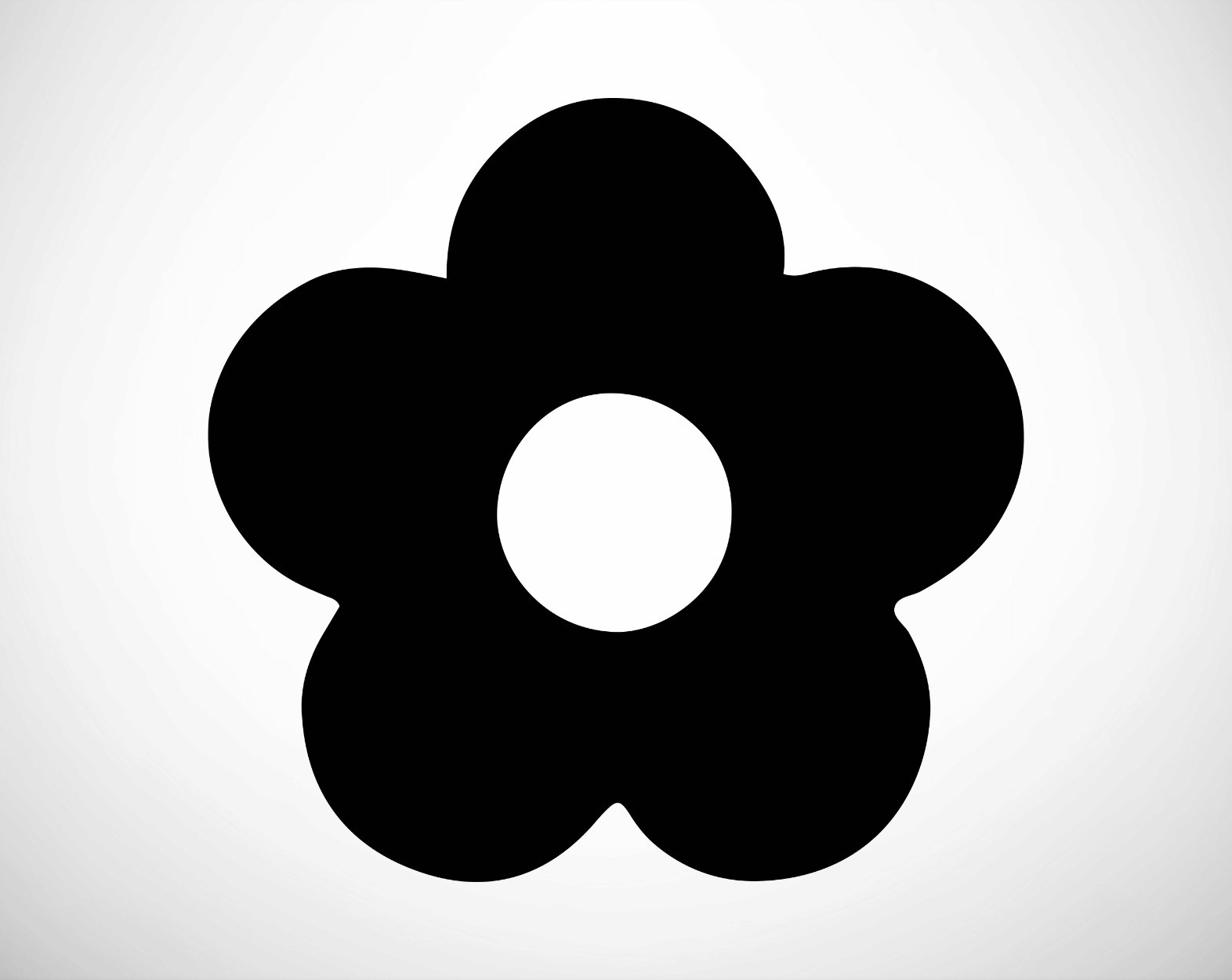 Floral SVG & PNG - Flower Silhouette - Simple Flower Line Art for ...