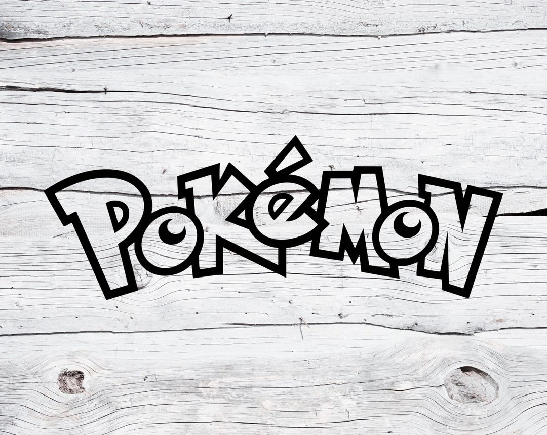 Pokemon Svg, Pokemon Logo Font Svg, Game Logo Svg, Cartoon Font Png ...