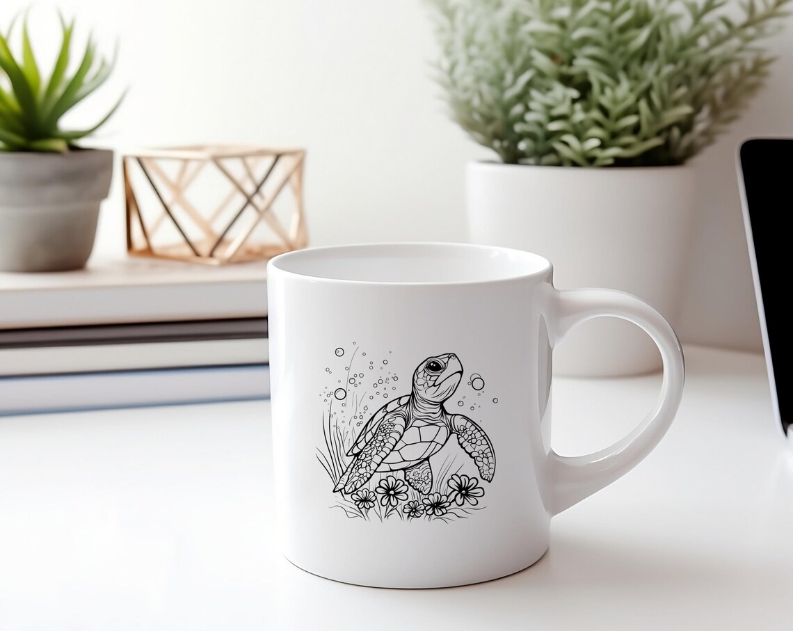 Turtle Svg, Turtle Laser File, Turtle Laser Svg, Turtle Laser Cut File ...