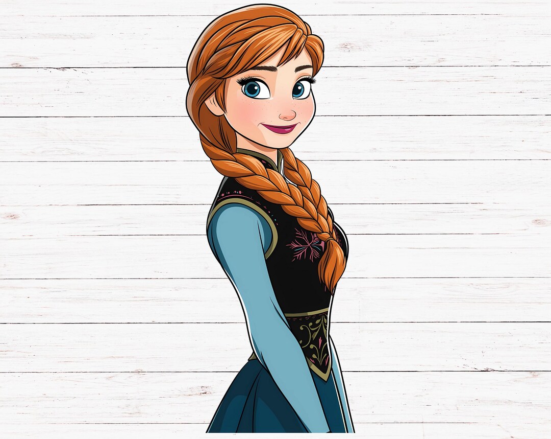 Anna Png, Cartoon Style Anna Clipart, Frozen Anna Png, Frozen Clipart ...