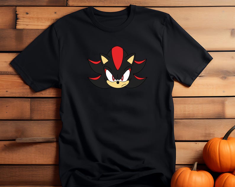 Shadow the Hedgehog Face SVG and PNG | Detailed Gaming Character Design ...
