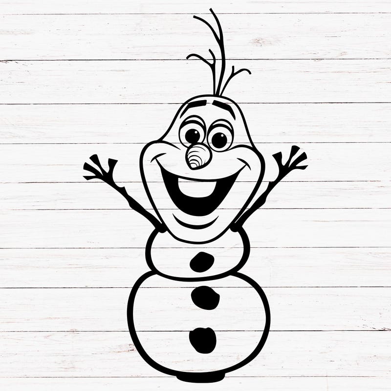 Olaf Clipart - Etsy