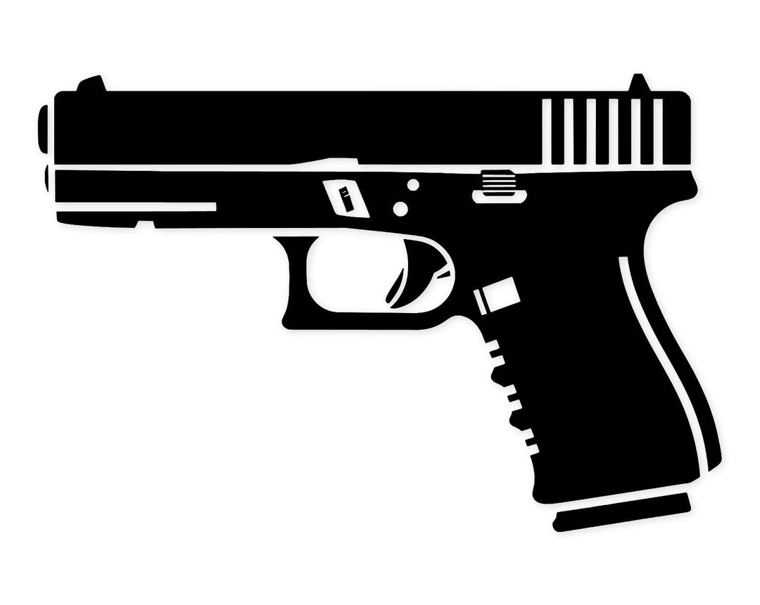 Glock Svg Png: Bold Line Art for Decals - Etsy