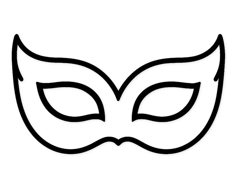 Masquerade Mask Svg Png: Cut Ready Digital Design for Cricut Silhouette ...