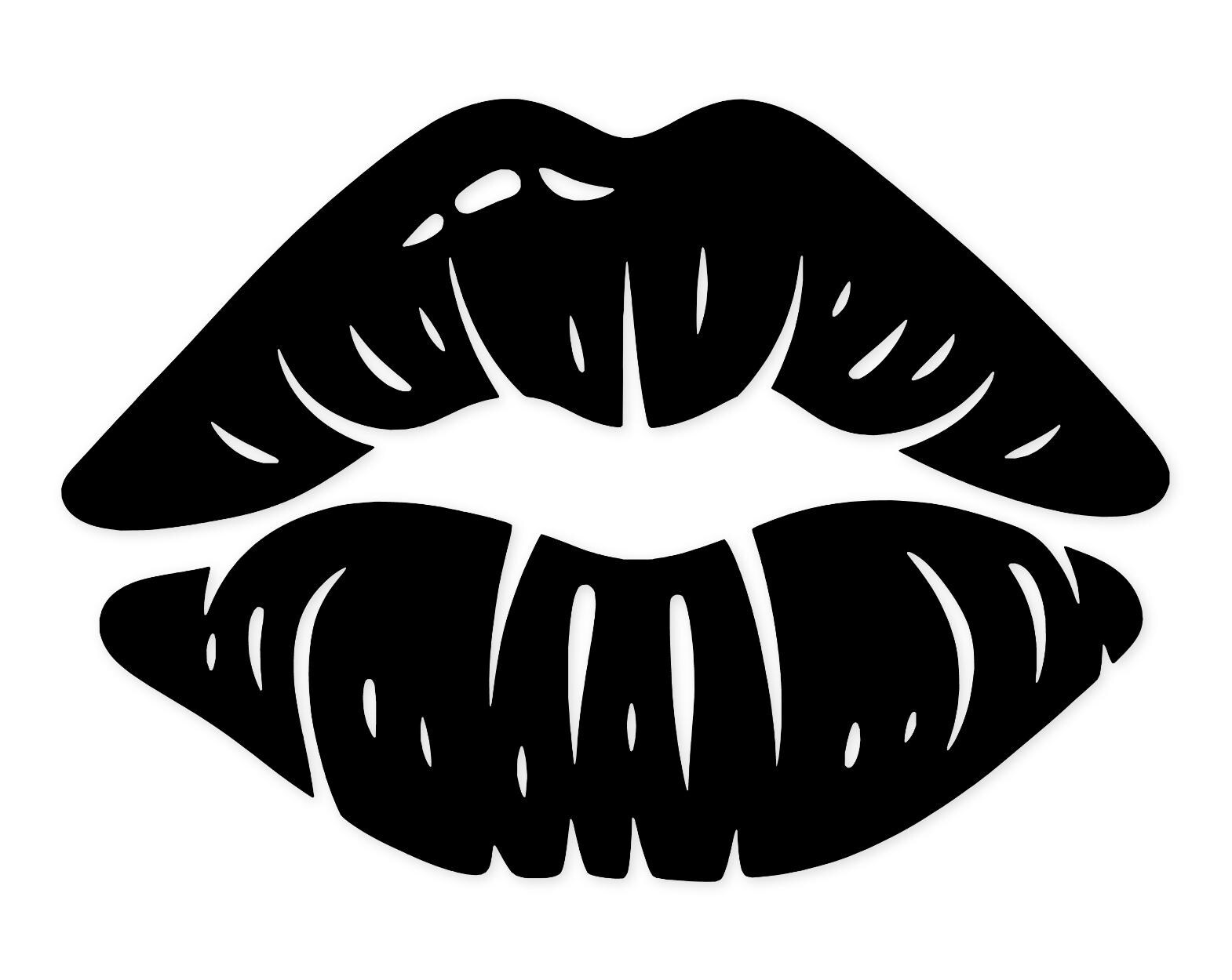 Lipstick Smudge Svg Png: Bold Cut File for T-shirts - Etsy