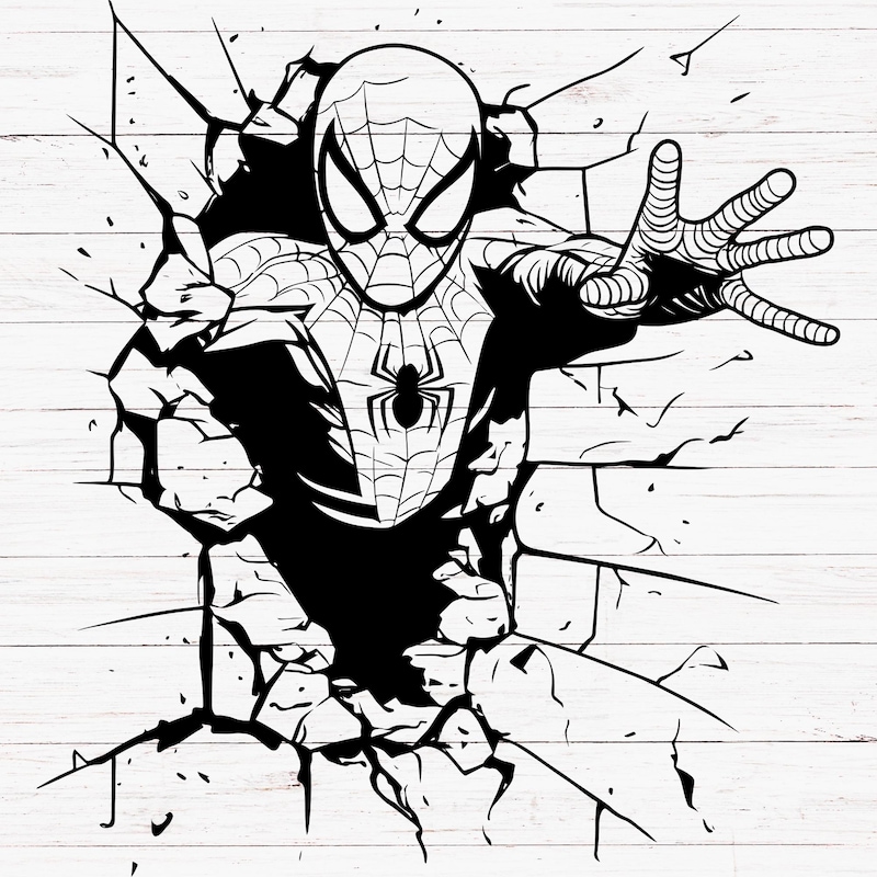 Spiderman Cut Outs - Etsy