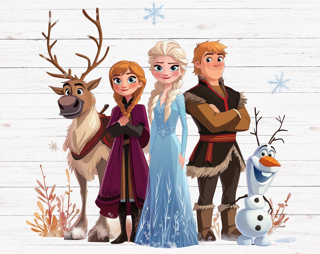 Frozen Clipart, Elsa, Anna, Kristoff, Olaf and Sven Clipart, Frozen ...