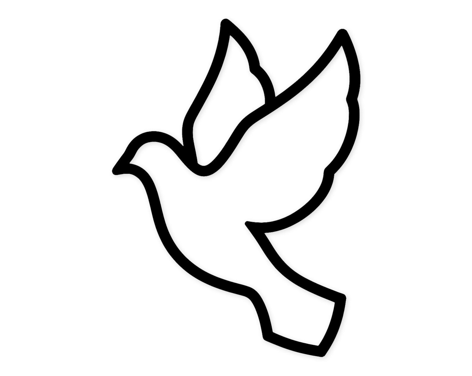 Symbolic Dove Icon Svg Png: Cut Ready Digital Design for Cricut ...