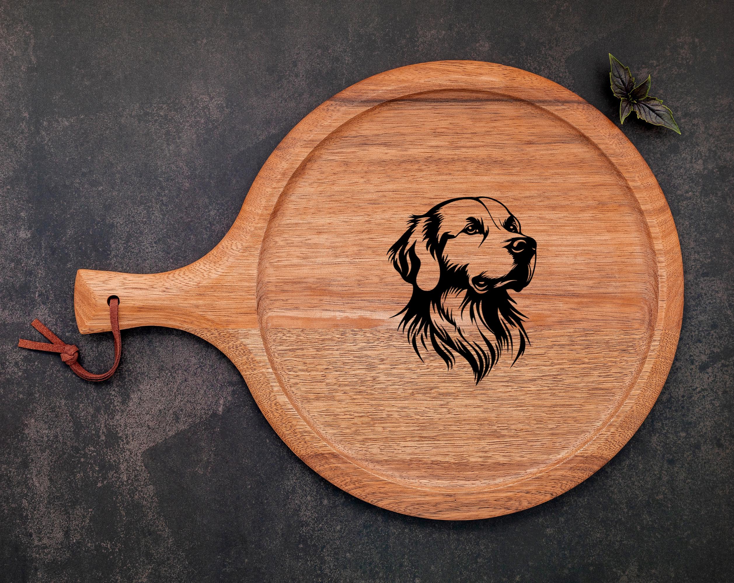 Golden Retriever SVG | Dog Svg | Dog Portrait Line Art | Dog Lover Cut ...