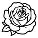 Rose Bud Icon Svg Png: Bold Outline Design for Cricut - Etsy