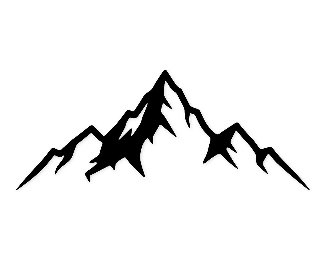 Mountain Peak Svg Png: Bold Design for Crafting Projects - Etsy