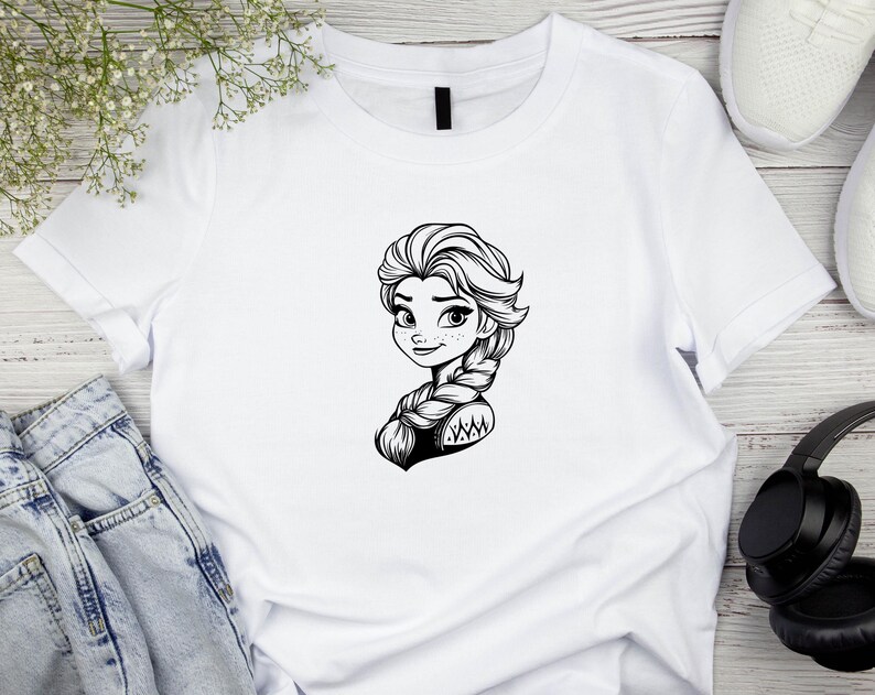 Elsa Svg | Frozen Elsa Svg and Clipart | Cute Princess Silhouette and ...