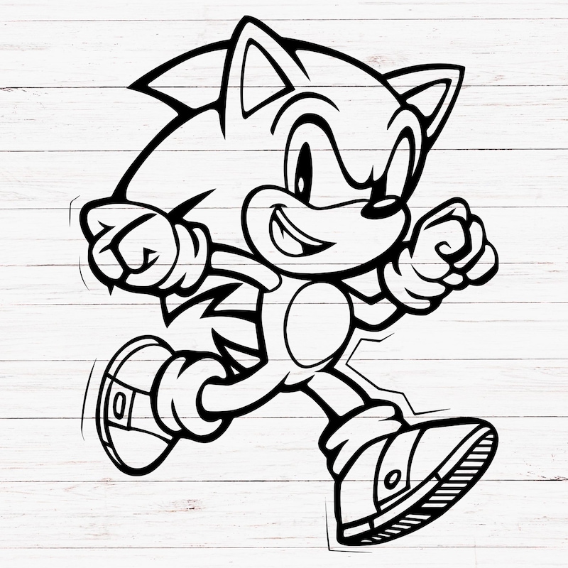 Sonic Svg - Etsy